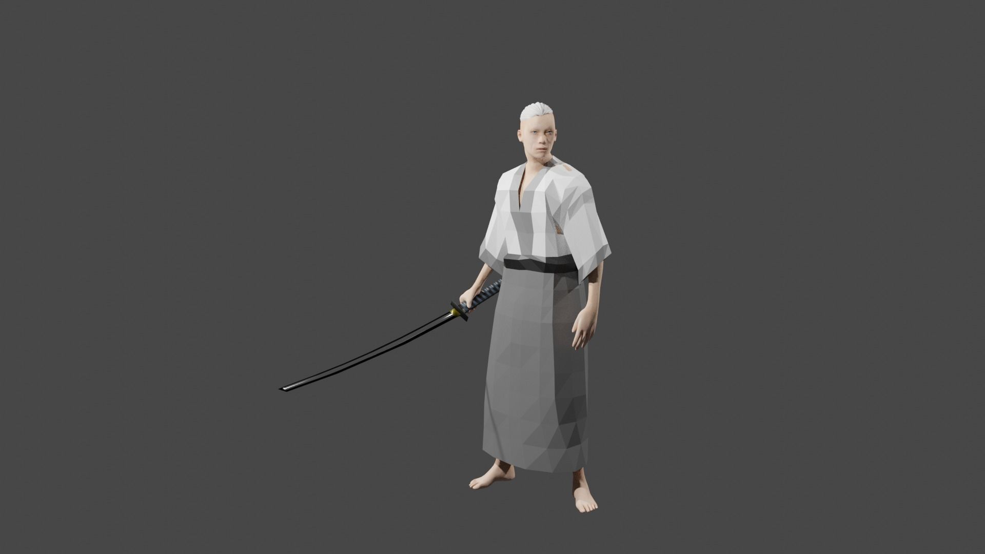 3D model Samurai VR / AR / low-poly | CGTrader