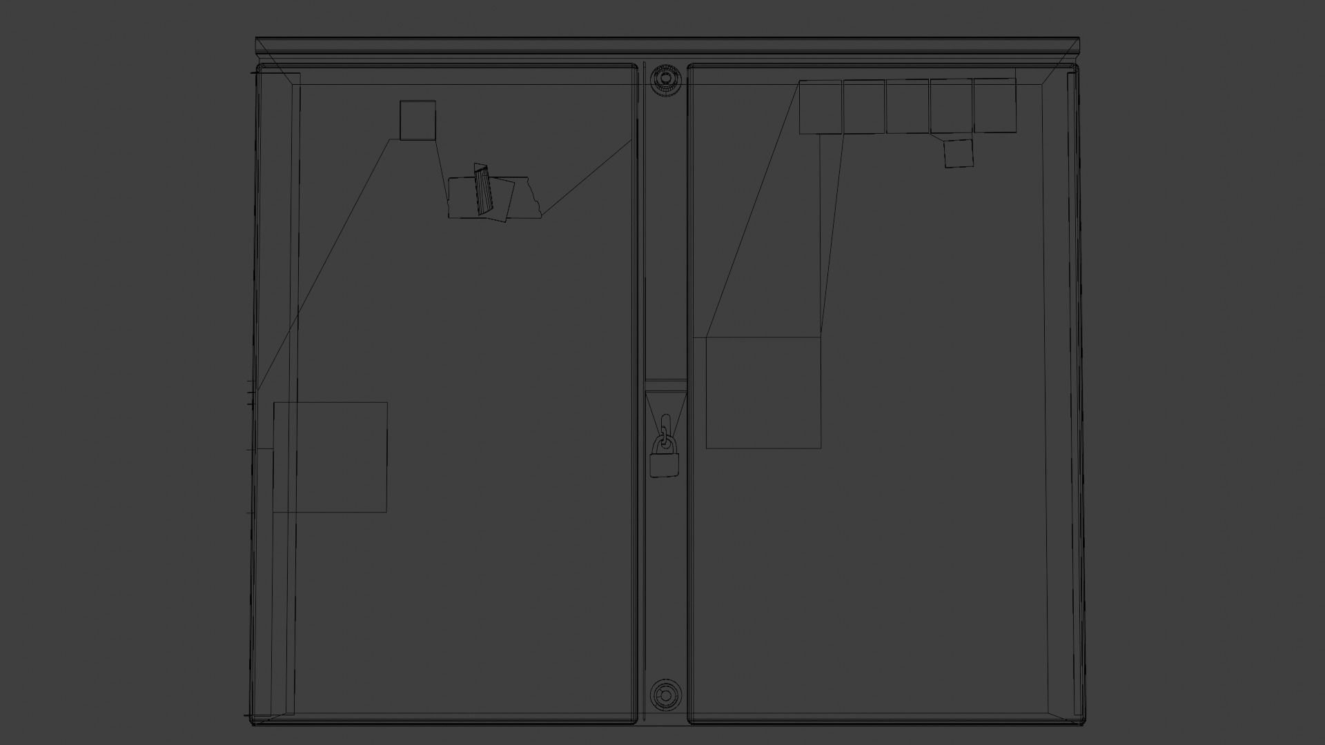 Large Electrical Box 1 3D model | CGTrader