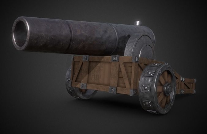 3D model Cannon VR / AR / low-poly | CGTrader