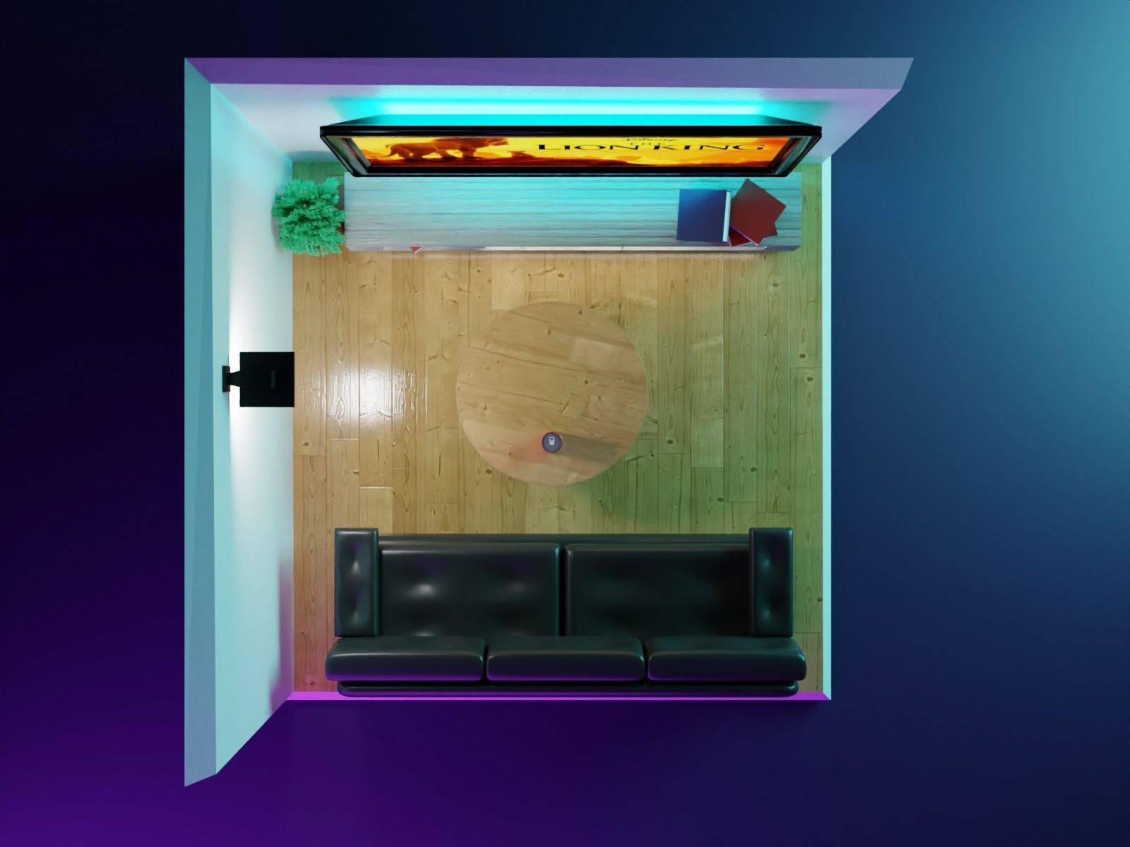 Realistic living room 3D model 3D model | CGTrader