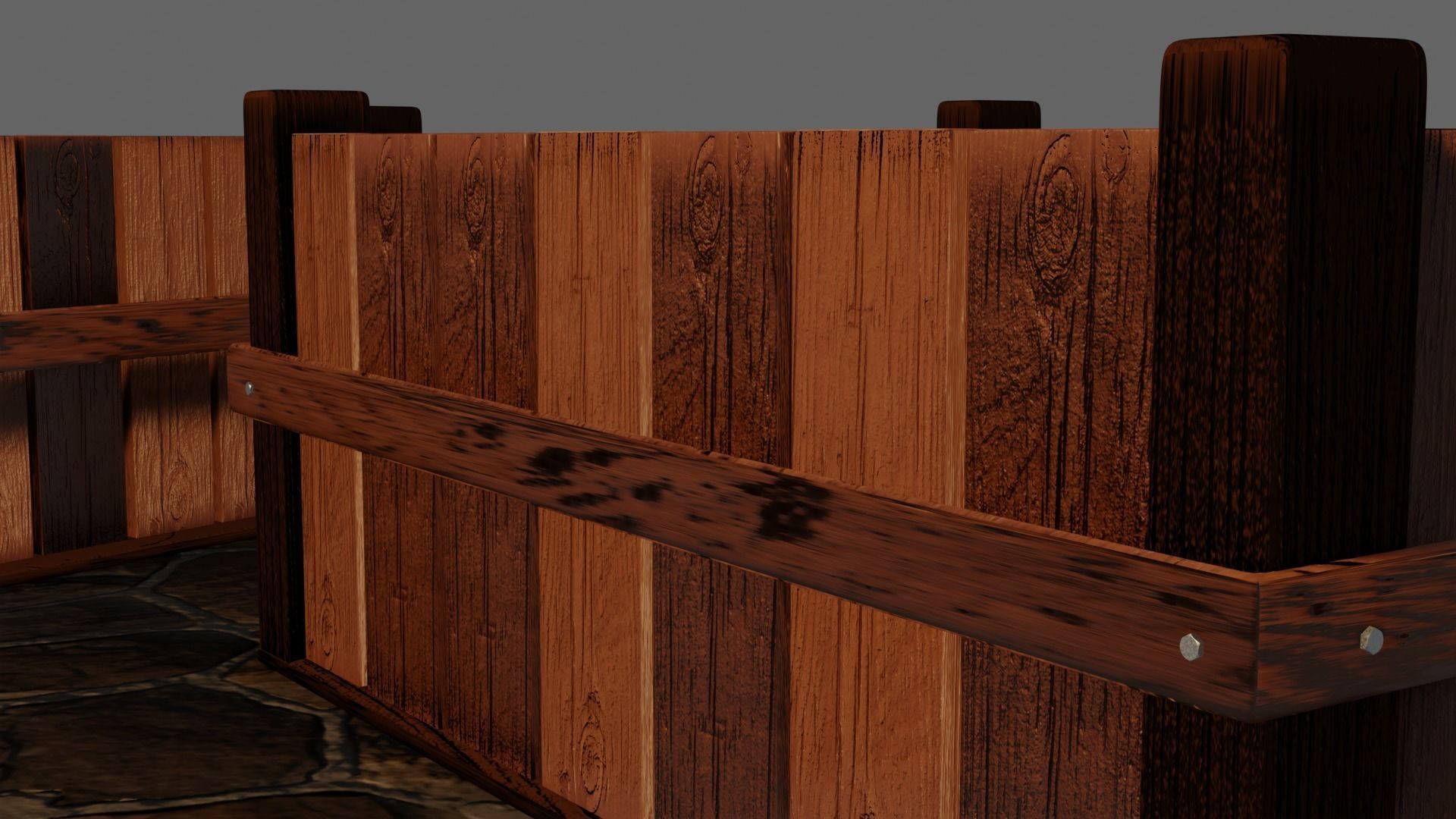 3d Wooden Box With Textures 3D model | CGTrader