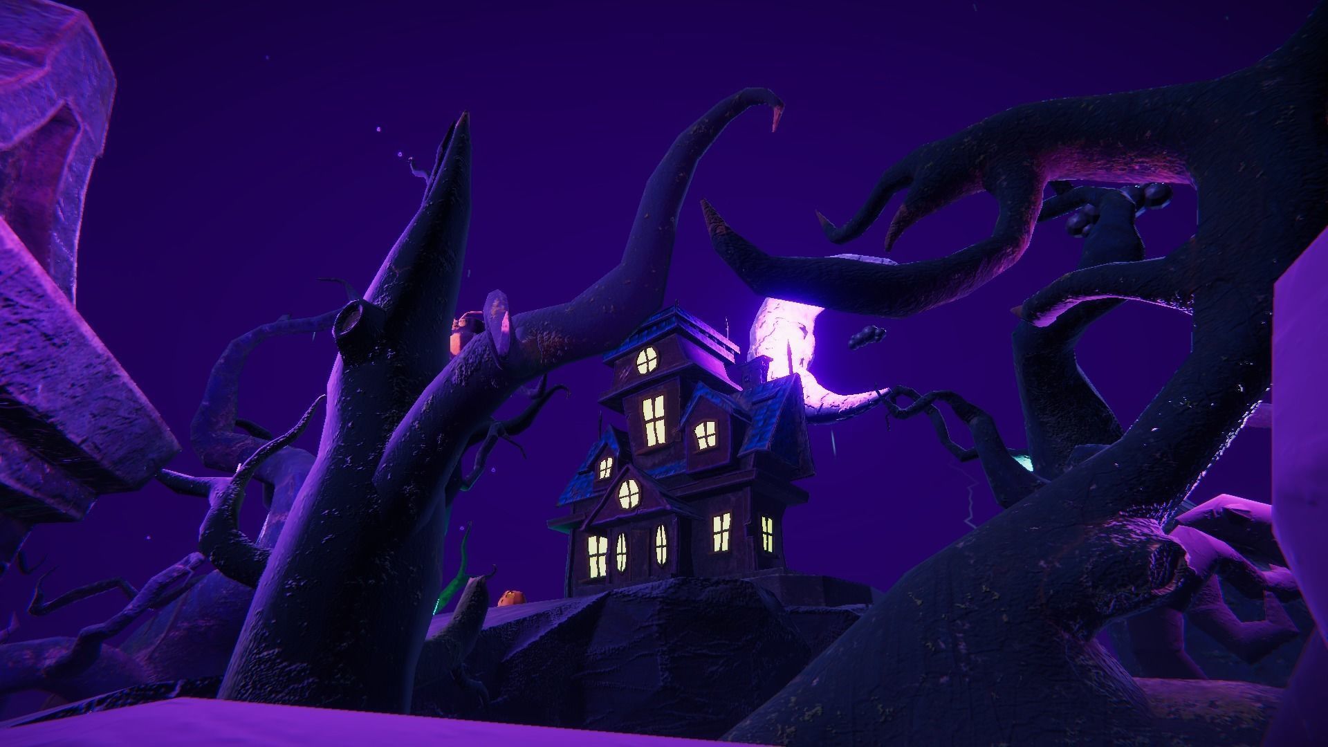 3D model Cartoon spooky low poly 3D models VR / AR / low-poly | CGTrader