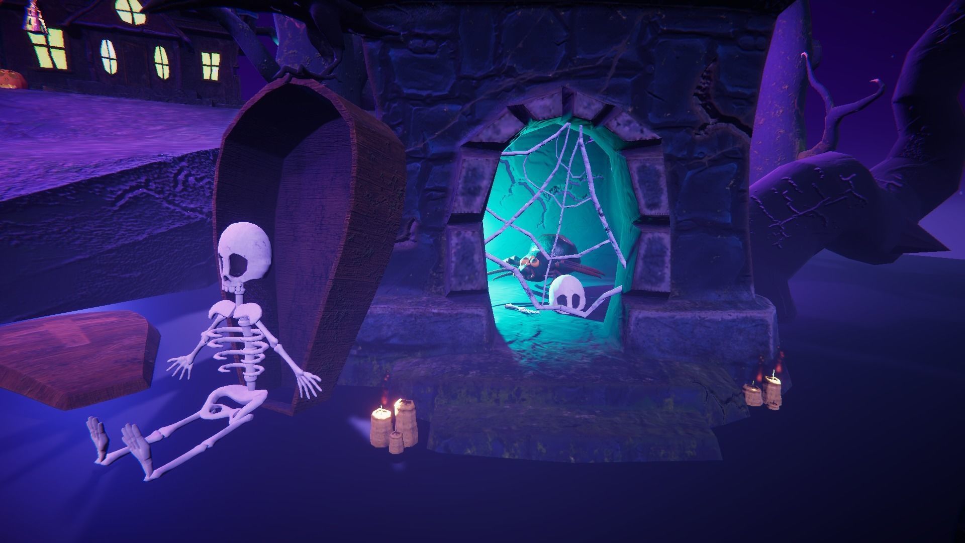 3D model Cartoon spooky low poly 3D models VR / AR / low-poly | CGTrader