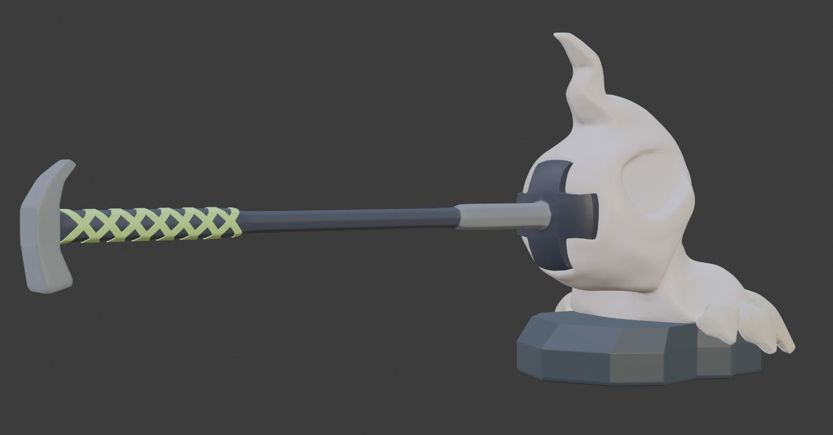 Skull Hammer from Wind Waker 3D model 3D printable | CGTrader