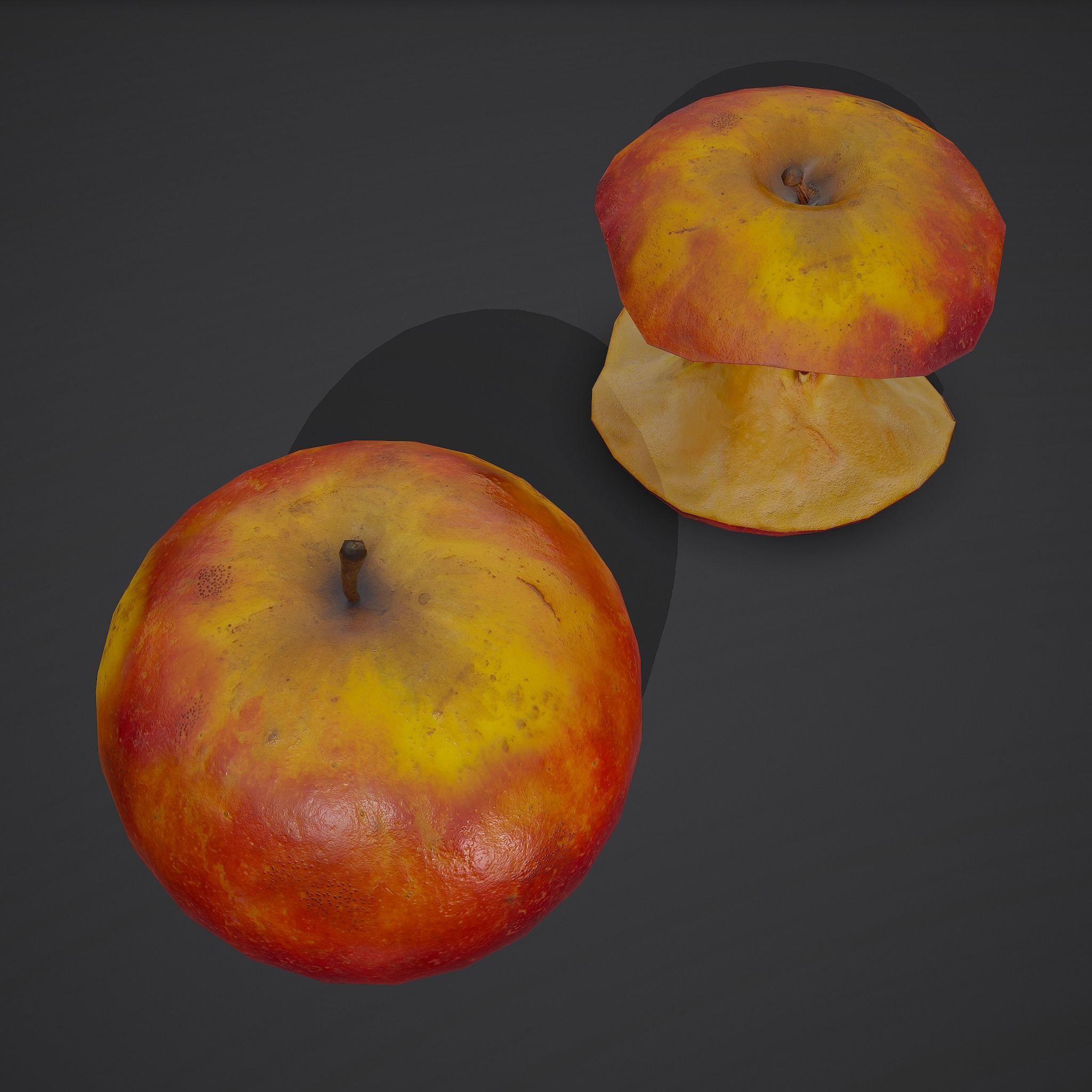 Apple and Apple Core 3D Model Collection | CGTrader