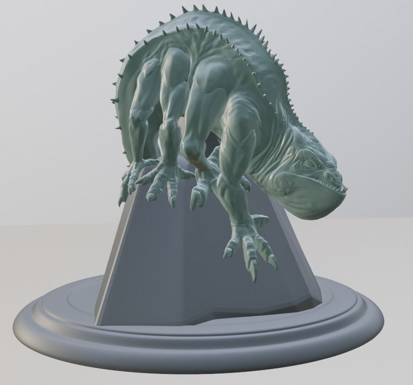 The Basilisk lizard 3D model 3D printable | CGTrader