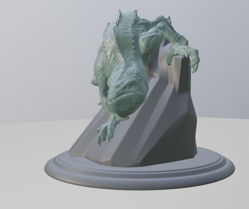 The Basilisk 3D model 3D printable | CGTrader
