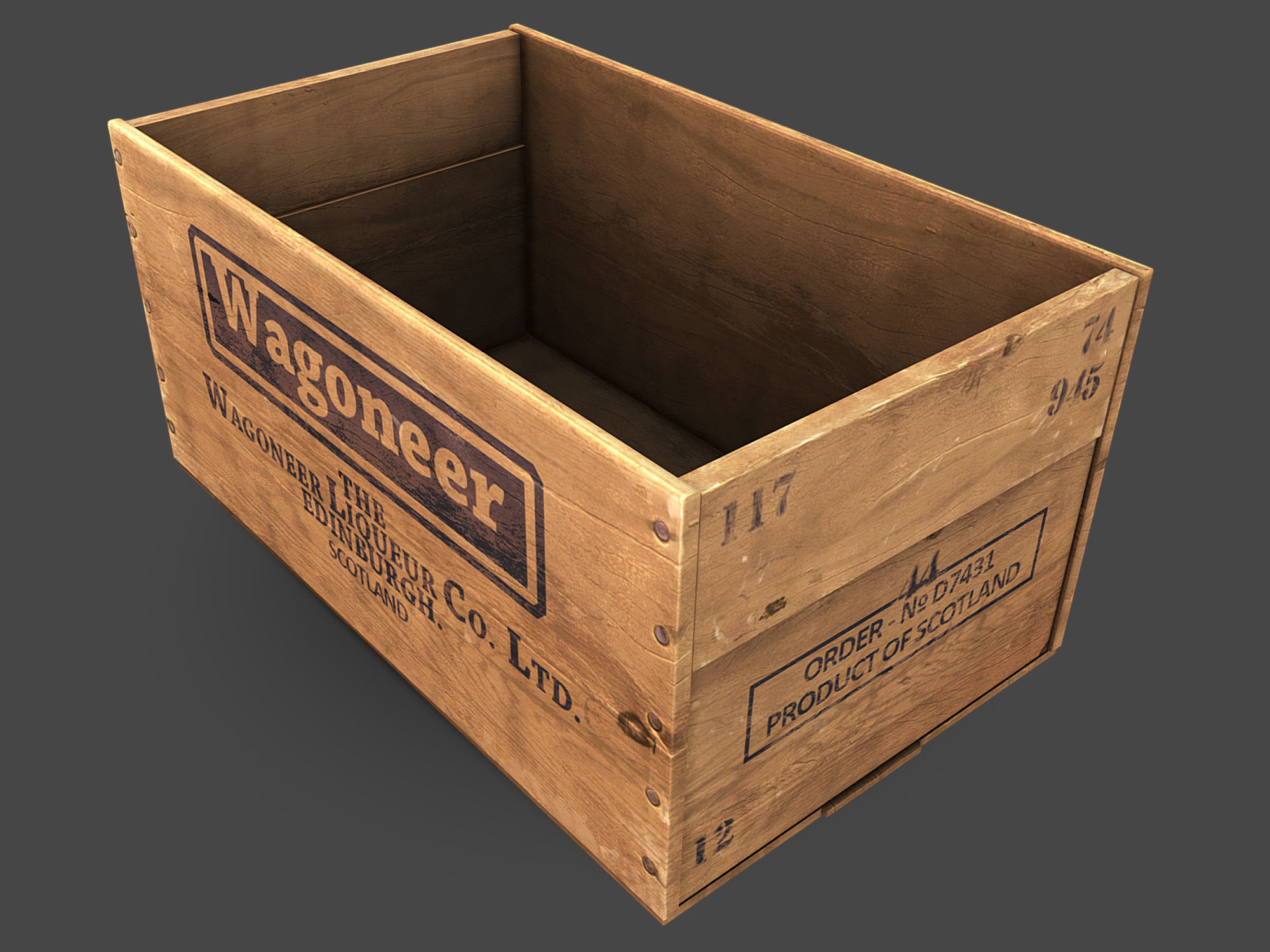 Old Crate 3D asset | CGTrader