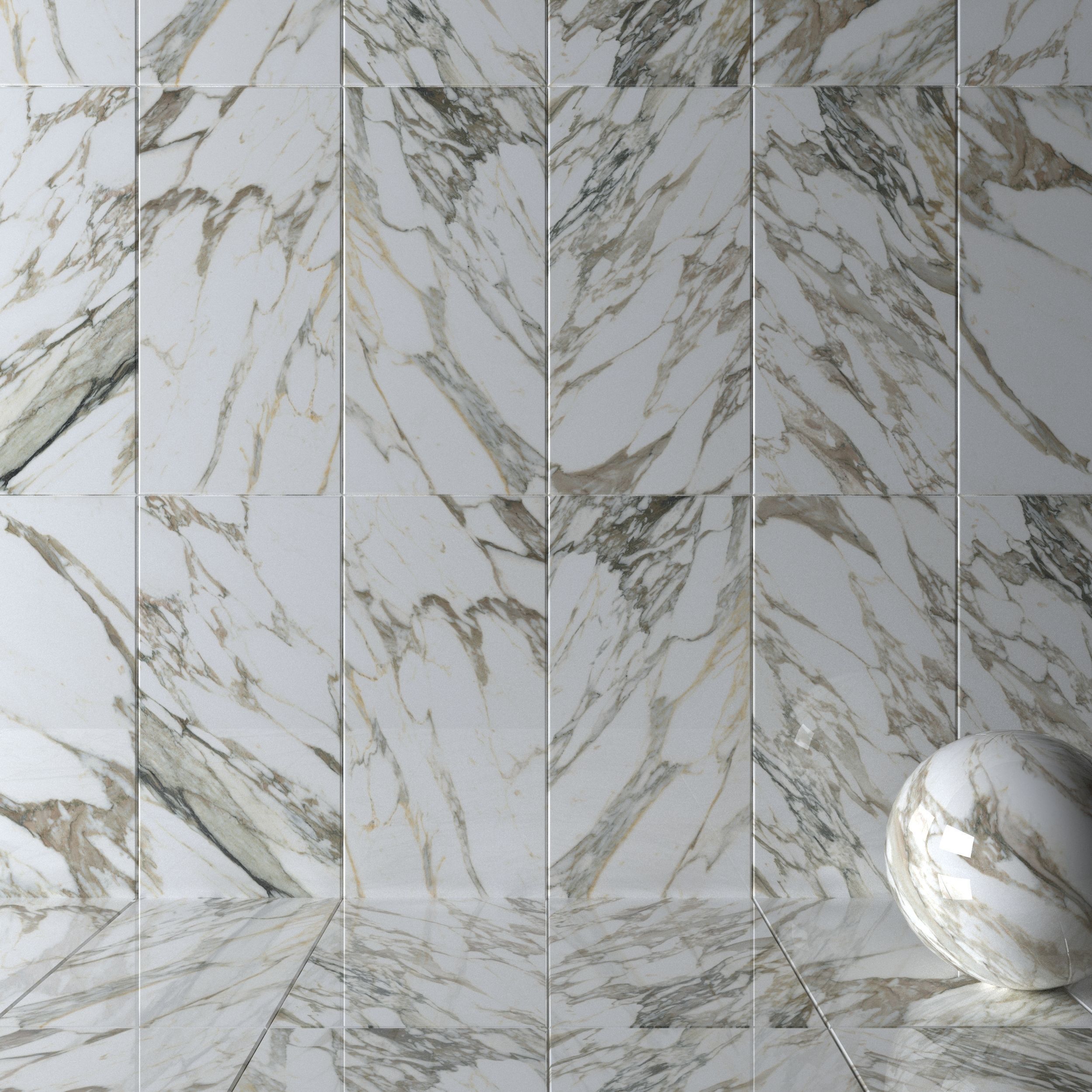 Wall Tiles Museum Macchia Vecchia 60x120 Set 1 Texture | CGTrader