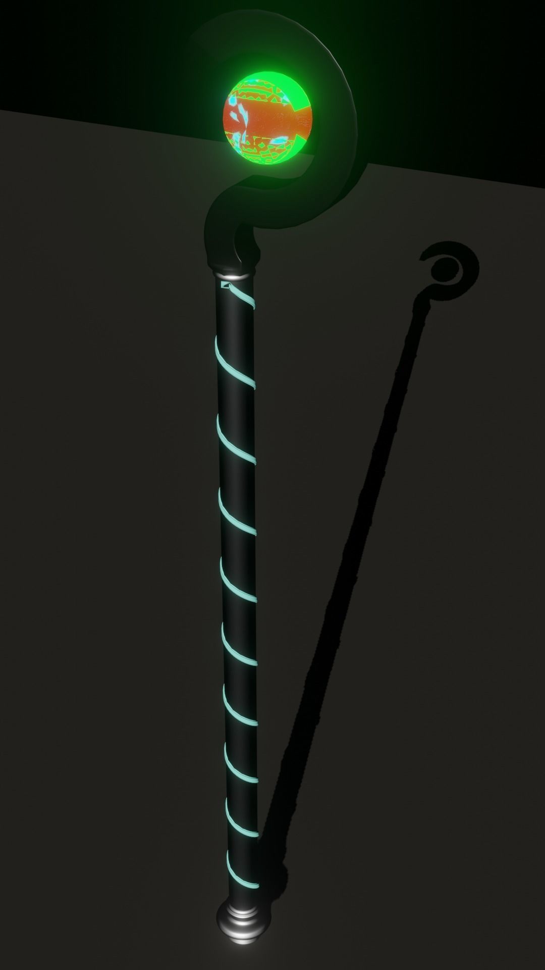 Beginners Staff free 3D model | CGTrader