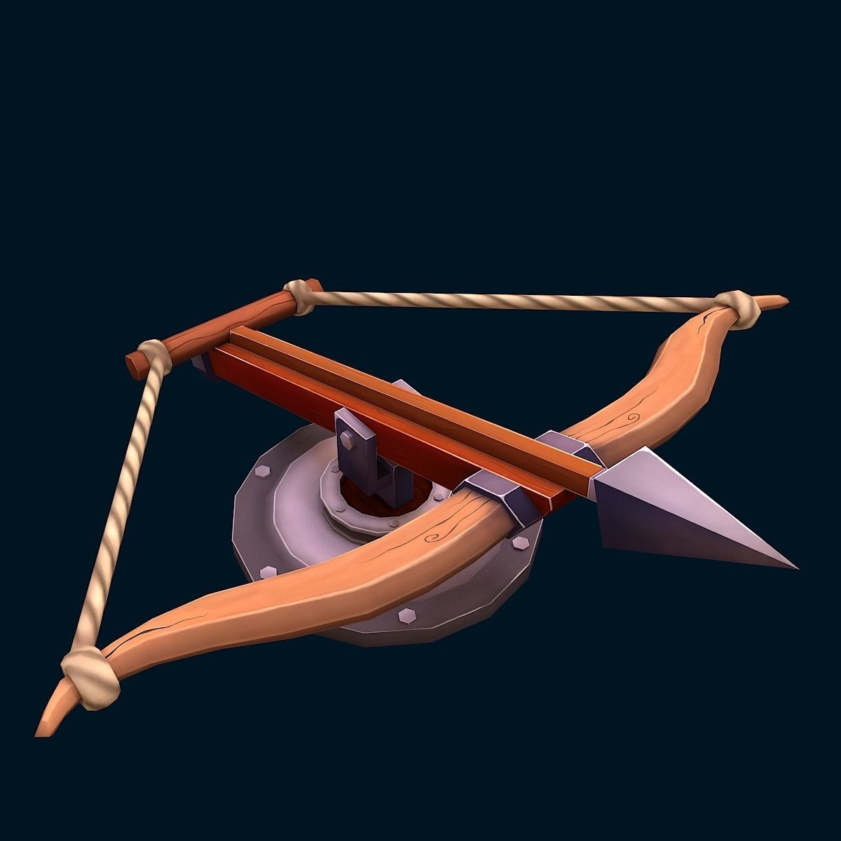 3D model Stylized ballista VR / AR / low-poly | CGTrader