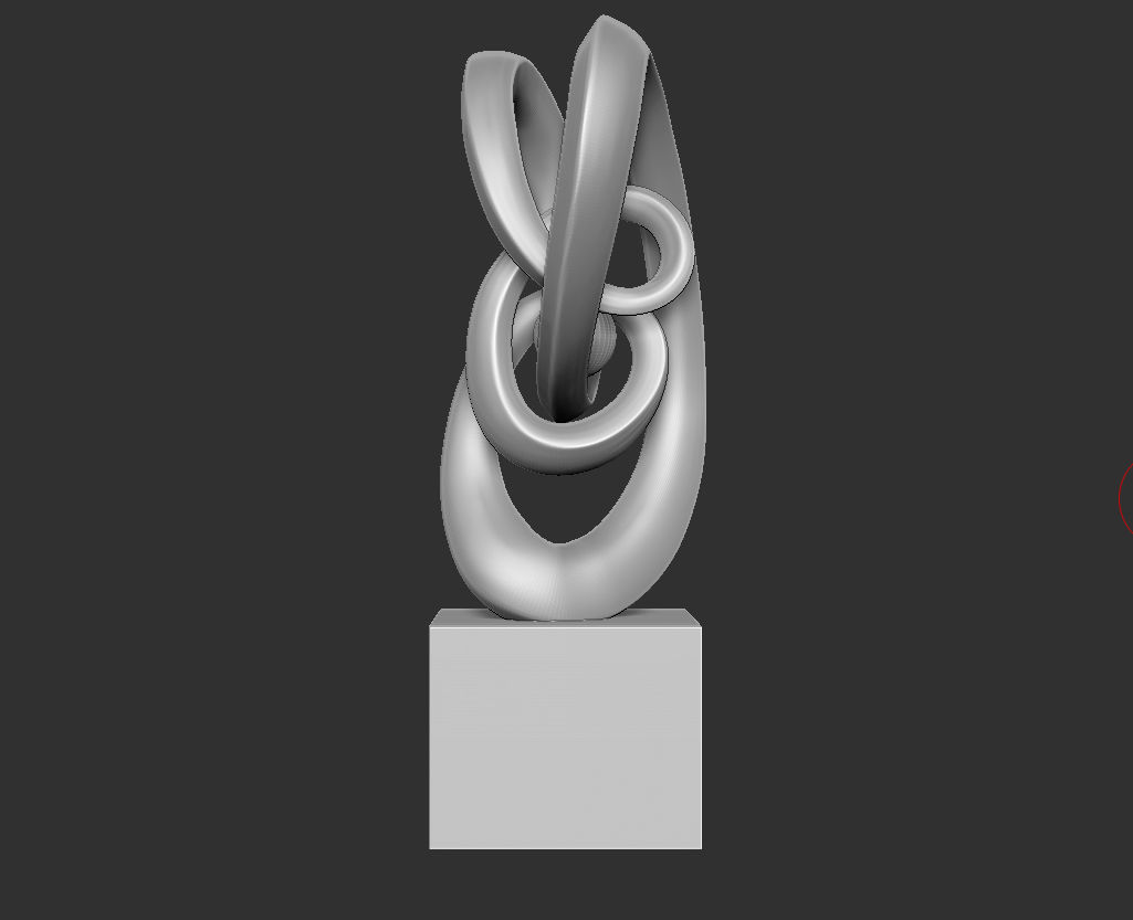 Infinity - Mobius - Abstract Art Sculpture - Heart 3D model 3D ...