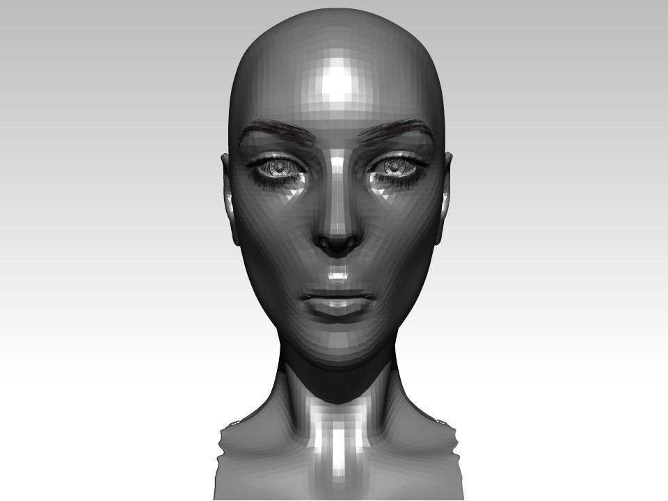 3D model Monica Bellucci VR / AR / low-poly | CGTrader