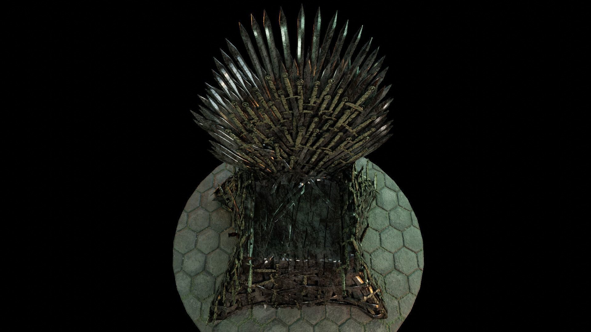 Iron Throne 3D model | CGTrader