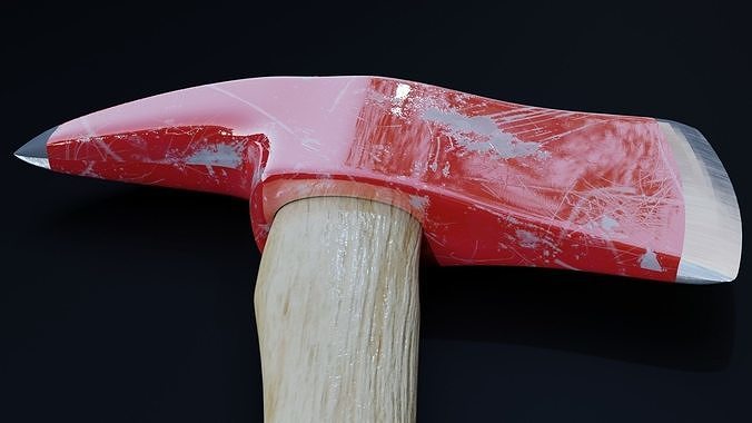 3D model realistic fire ax VR / AR / low-poly | CGTrader