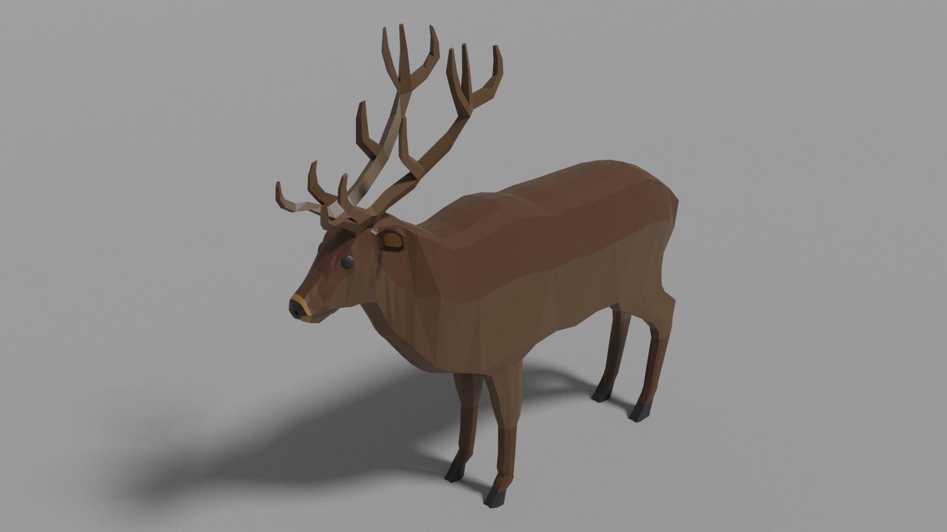 Cartoon Deer 3D asset | CGTrader