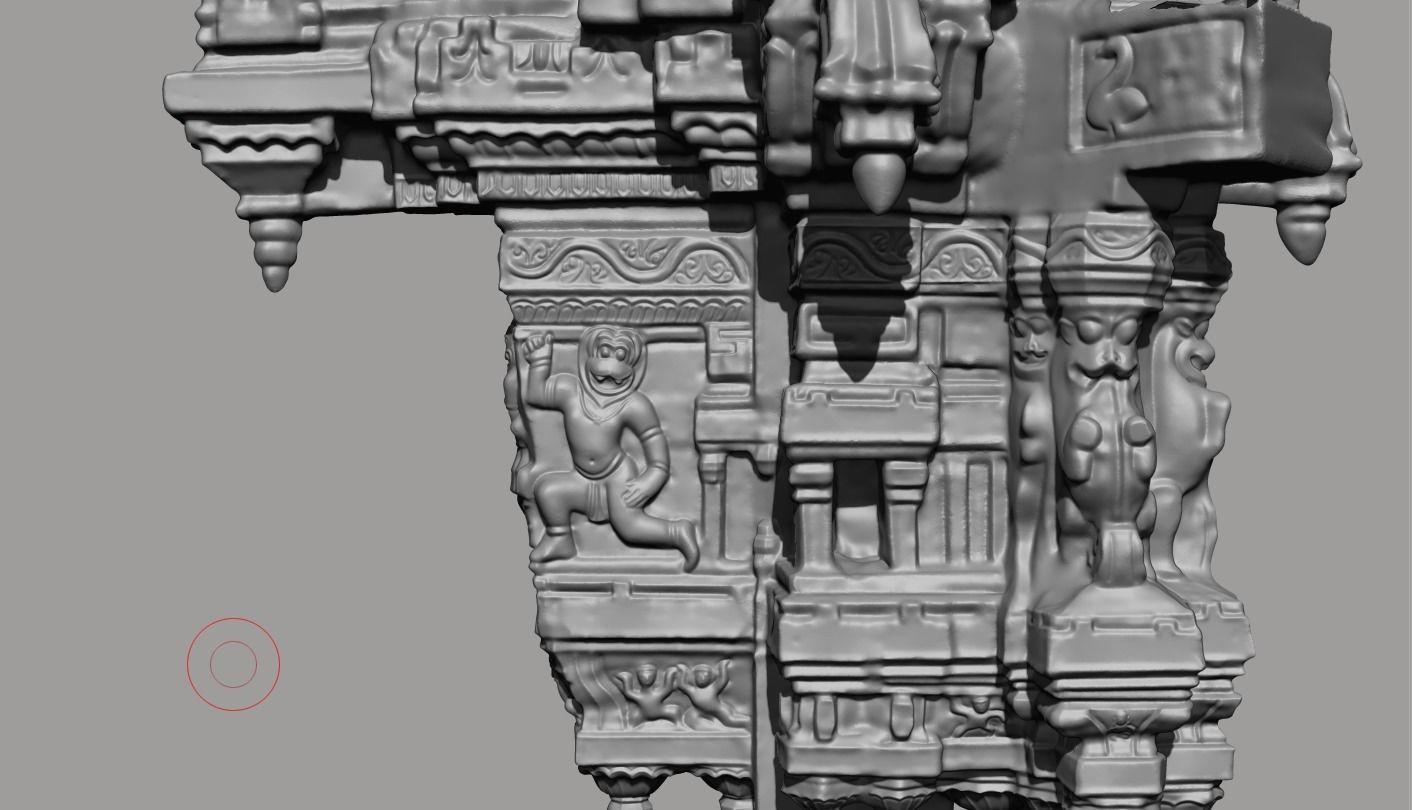 Musical Pillar Hampi replica 3D model 3D printable | CGTrader