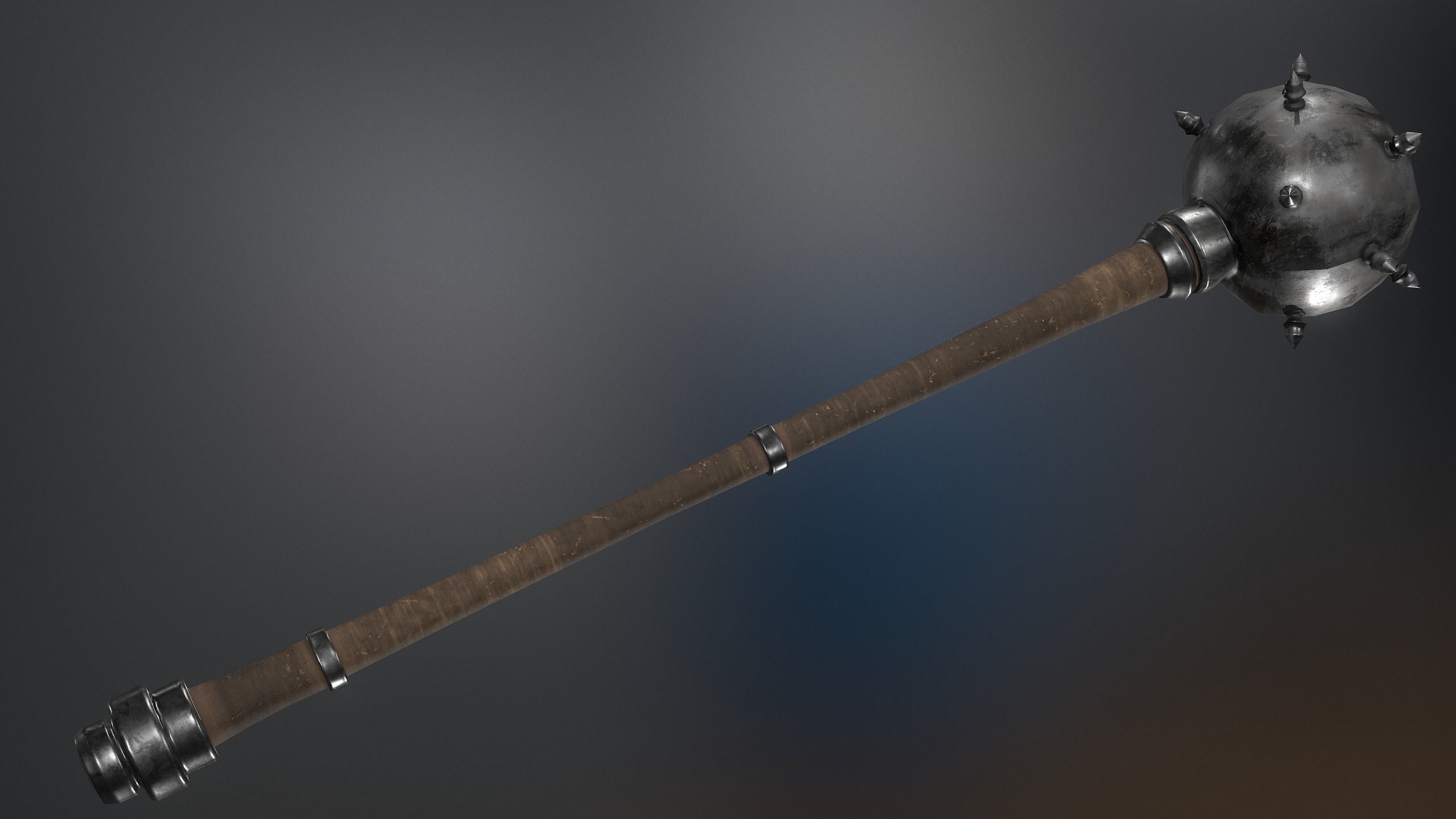 3D model Medieval Weapons Mace Collection - 01 VR / AR / low-poly | CGTrader