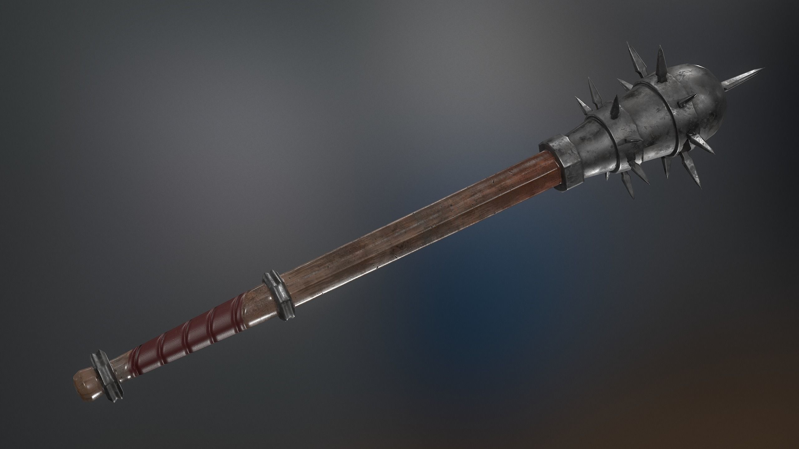 3D model Medieval Weapons Mace Collection - 01 VR / AR / low-poly | CGTrader