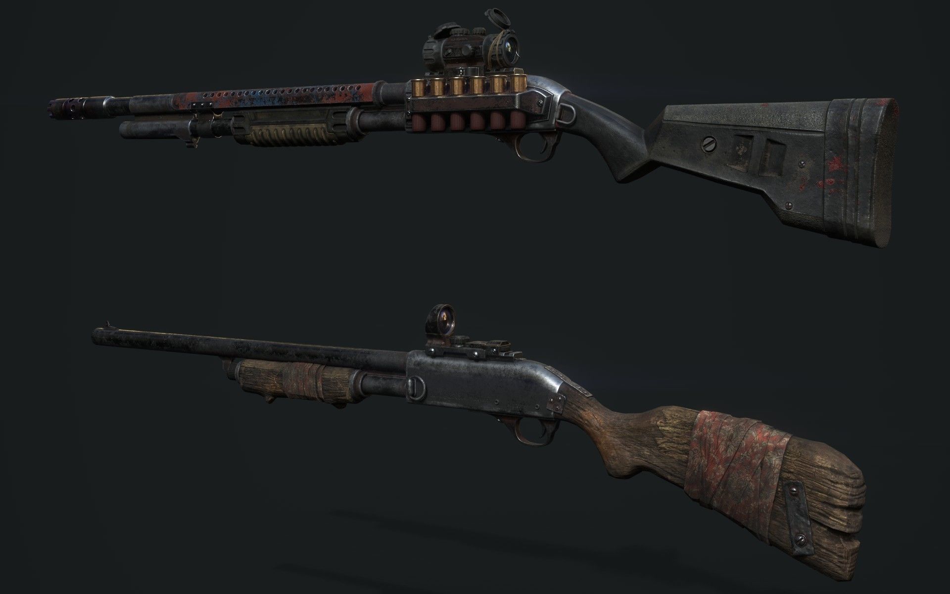 3D model Shotgun Remi VR / AR / low-poly | CGTrader