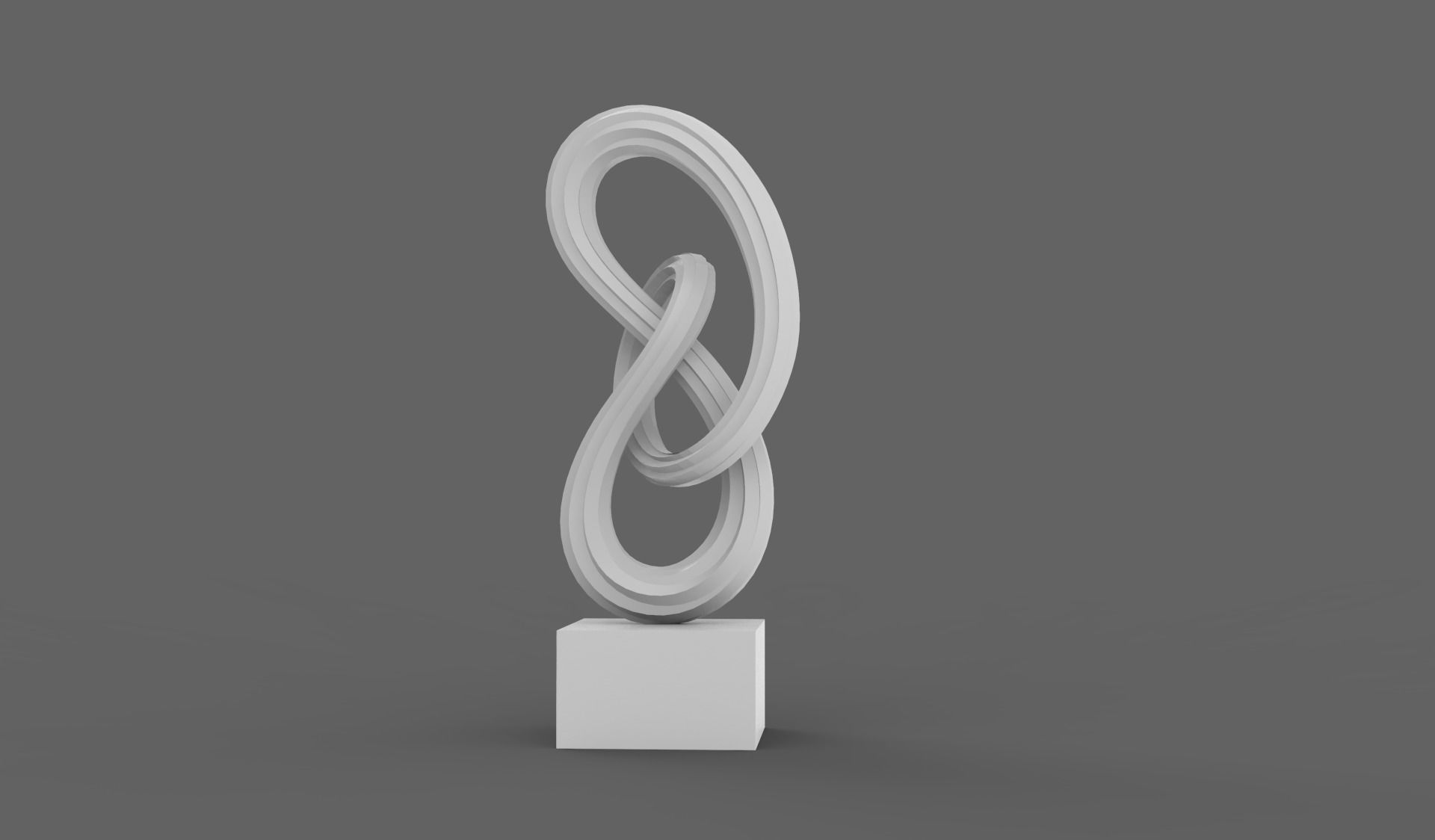 Infinity - Abstract Art Sculpture 3D model 3D printable | CGTrader