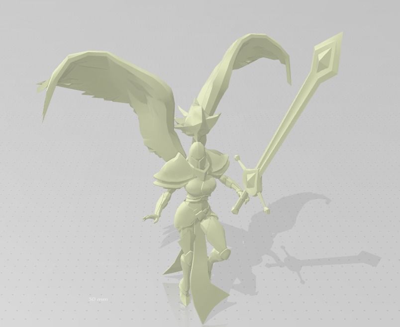 Kayle and Kayle Battleborn Figure 3D model 3D printable | CGTrader