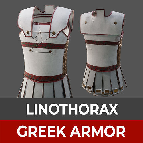 Ancient Greek Armor - Linothorax 3D model | CGTrader
