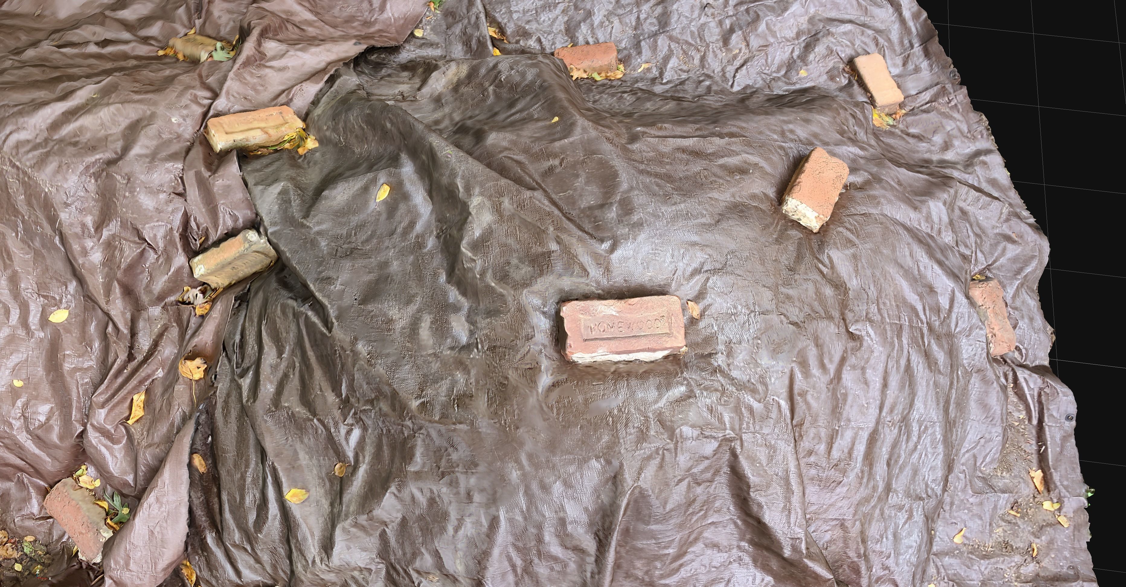 Tarp Covered Pile free 3D model | CGTrader