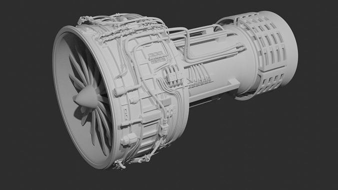 HAVOC-A00 Jet Engine 3D model | CGTrader
