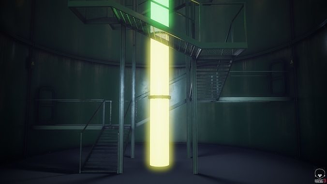 3D model Modular underground military base VR / AR / low-poly | CGTrader