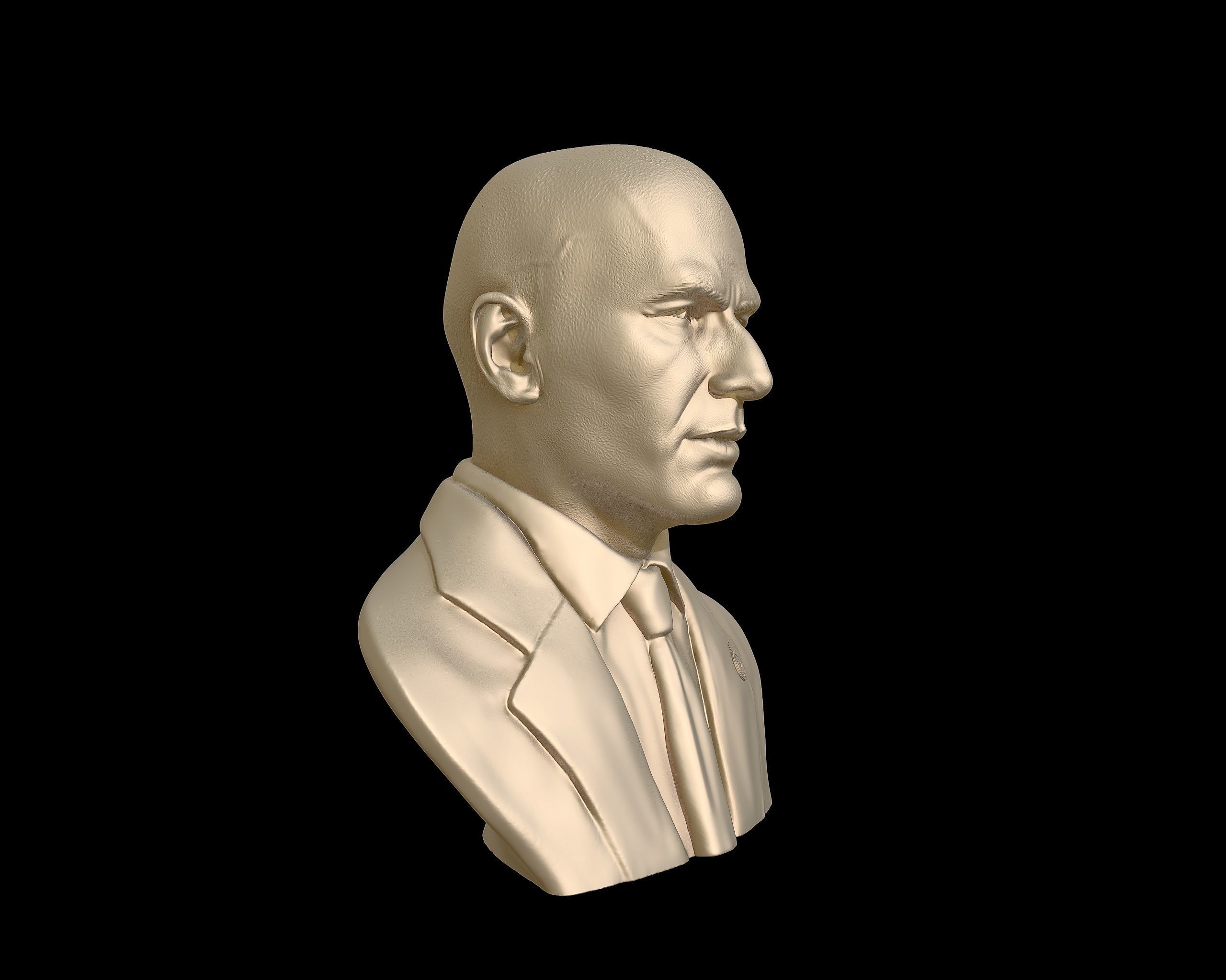 Zinedine Zidane 3D model sculpture 3D model 3D printable | CGTrader