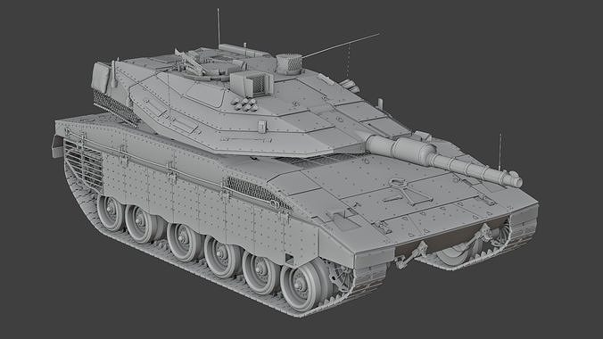 Merkava Mk IV - Battle Tank 3D model | CGTrader