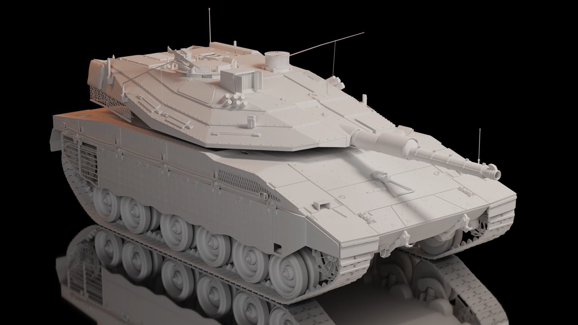 Merkava Mk IV - Battle Tank 3D model | CGTrader