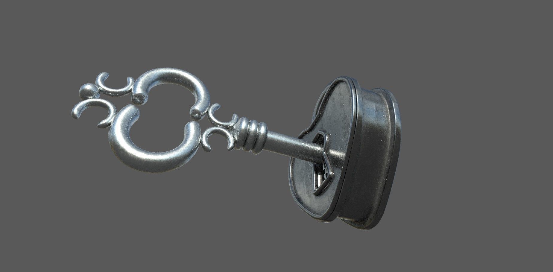 3D model Lock and key 3D model VR / AR / low-poly | CGTrader