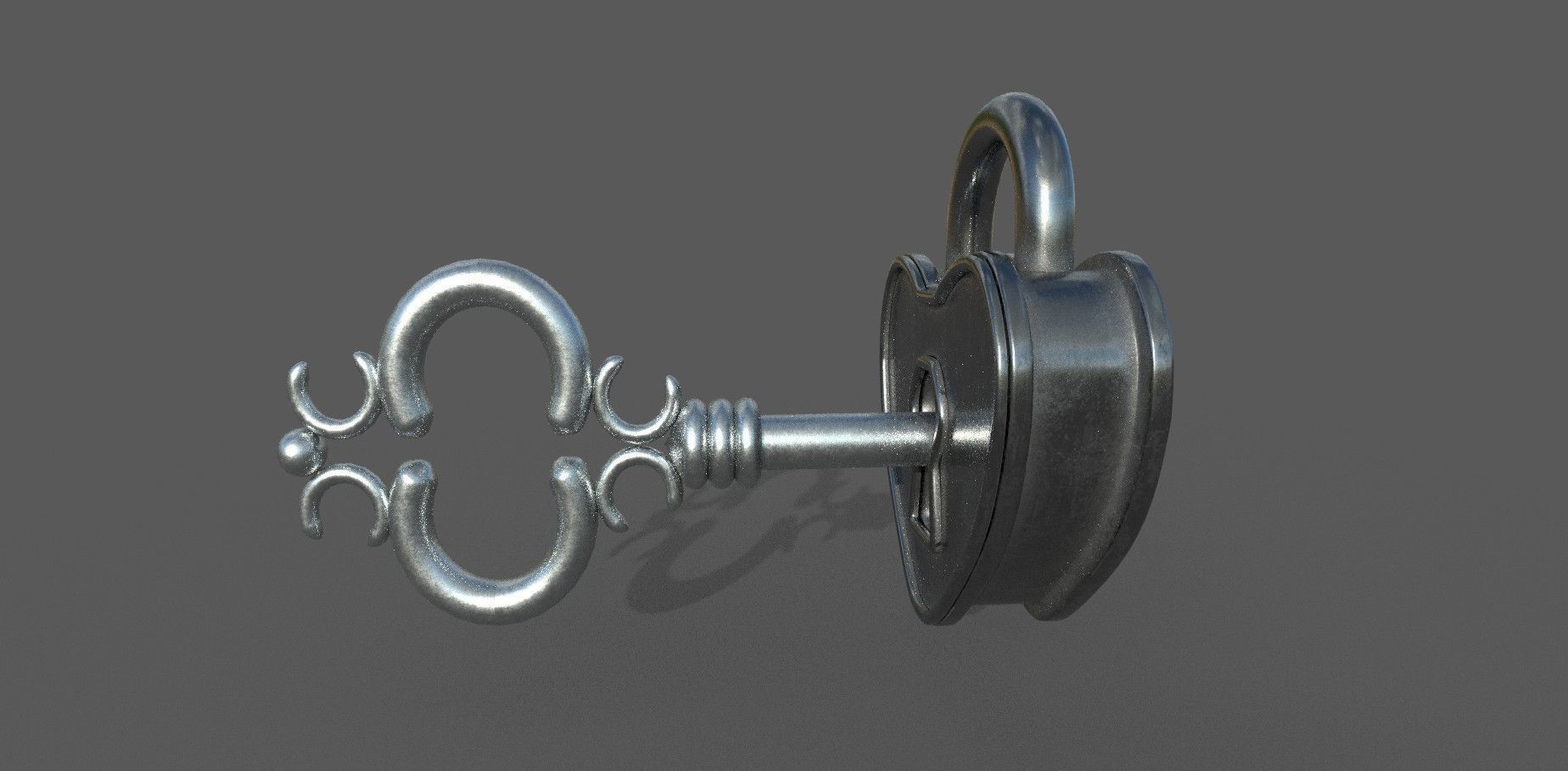 3D model Lock and key 3D model VR / AR / low-poly | CGTrader