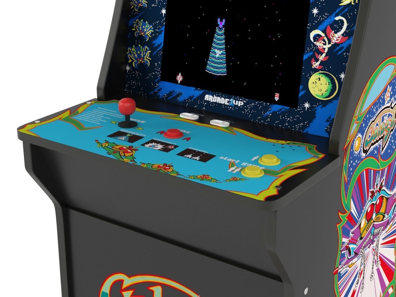 Galaga Arcade Machine 3D model | CGTrader
