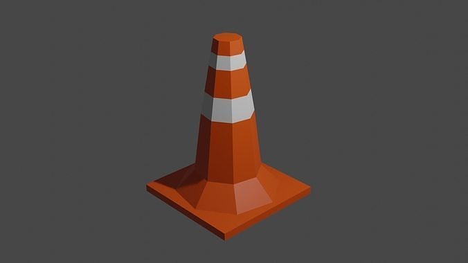 3D model Cone low poly VR / AR / low-poly | CGTrader