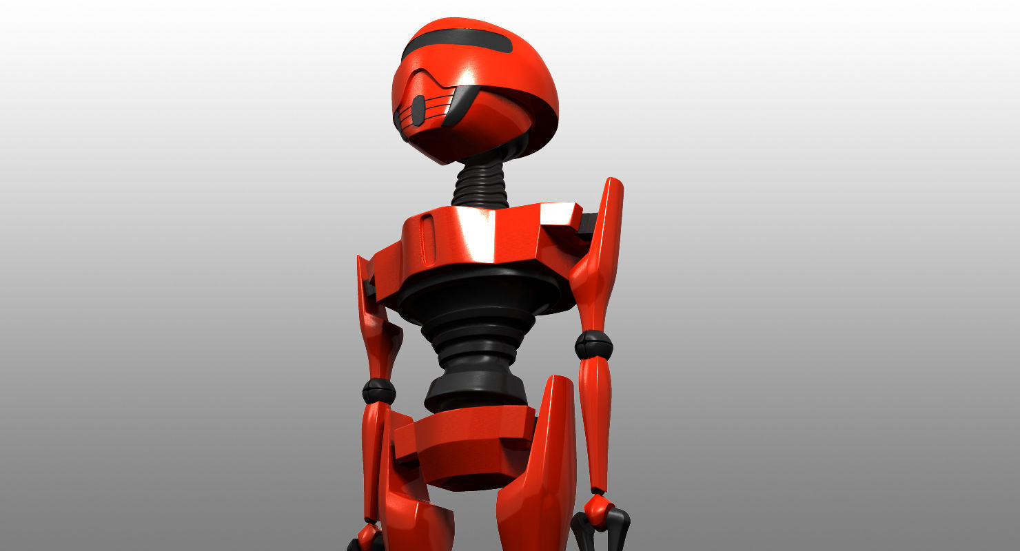3D model Simple Robot VR / AR / low-poly | CGTrader