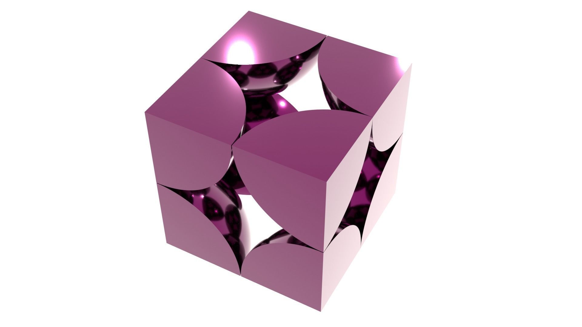 Simple Cubic Lattice free 3D model animated | CGTrader