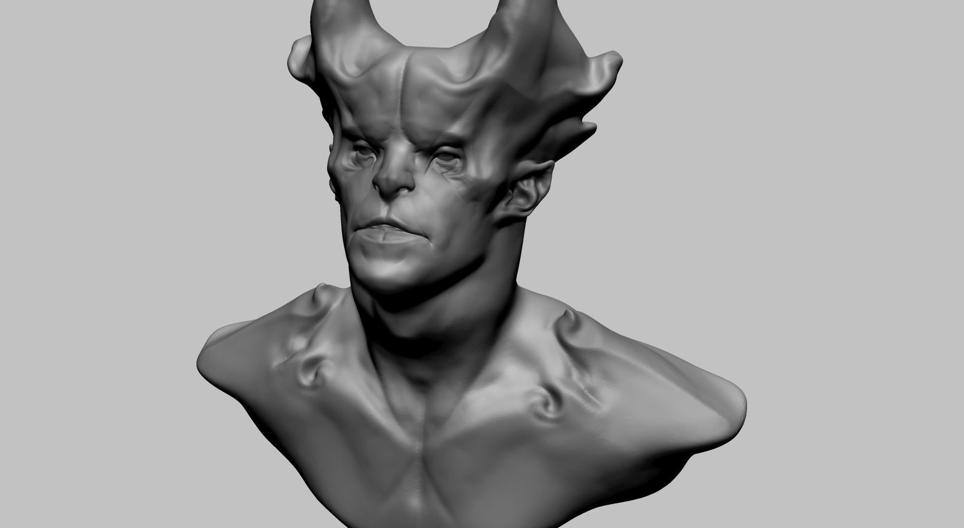 Fantasy Creature Head v7 3D model | CGTrader