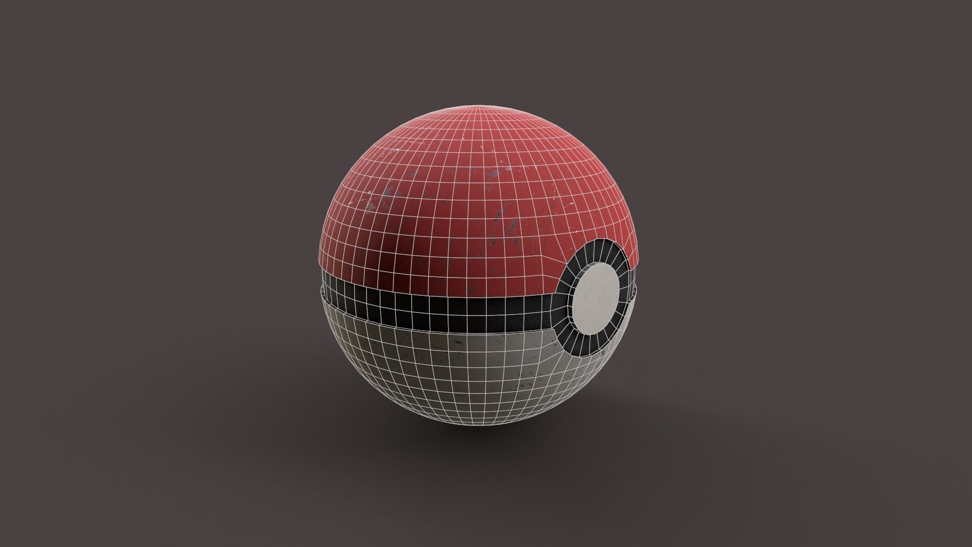 3D model Old Classic Pokeball VR / AR / low-poly | CGTrader