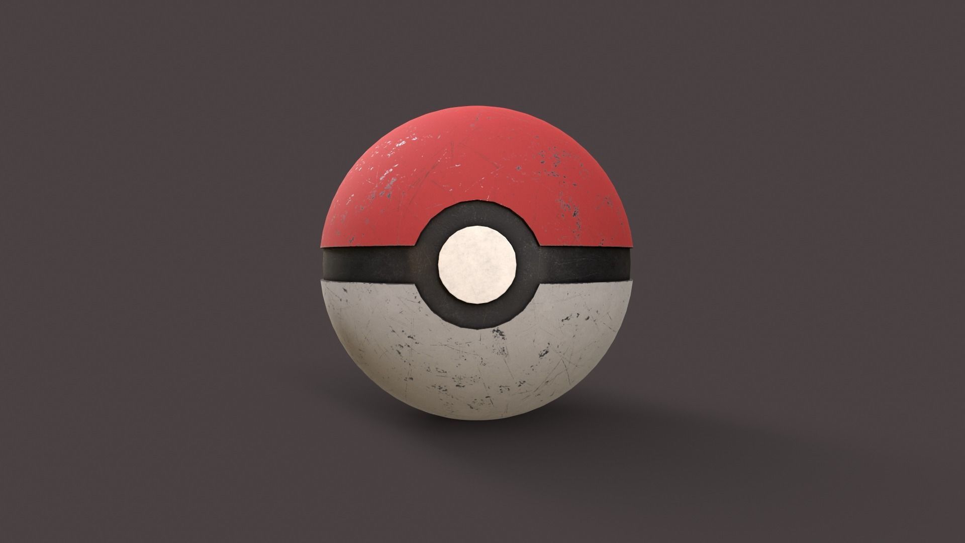 3D model Old Classic Pokeball VR / AR / low-poly | CGTrader