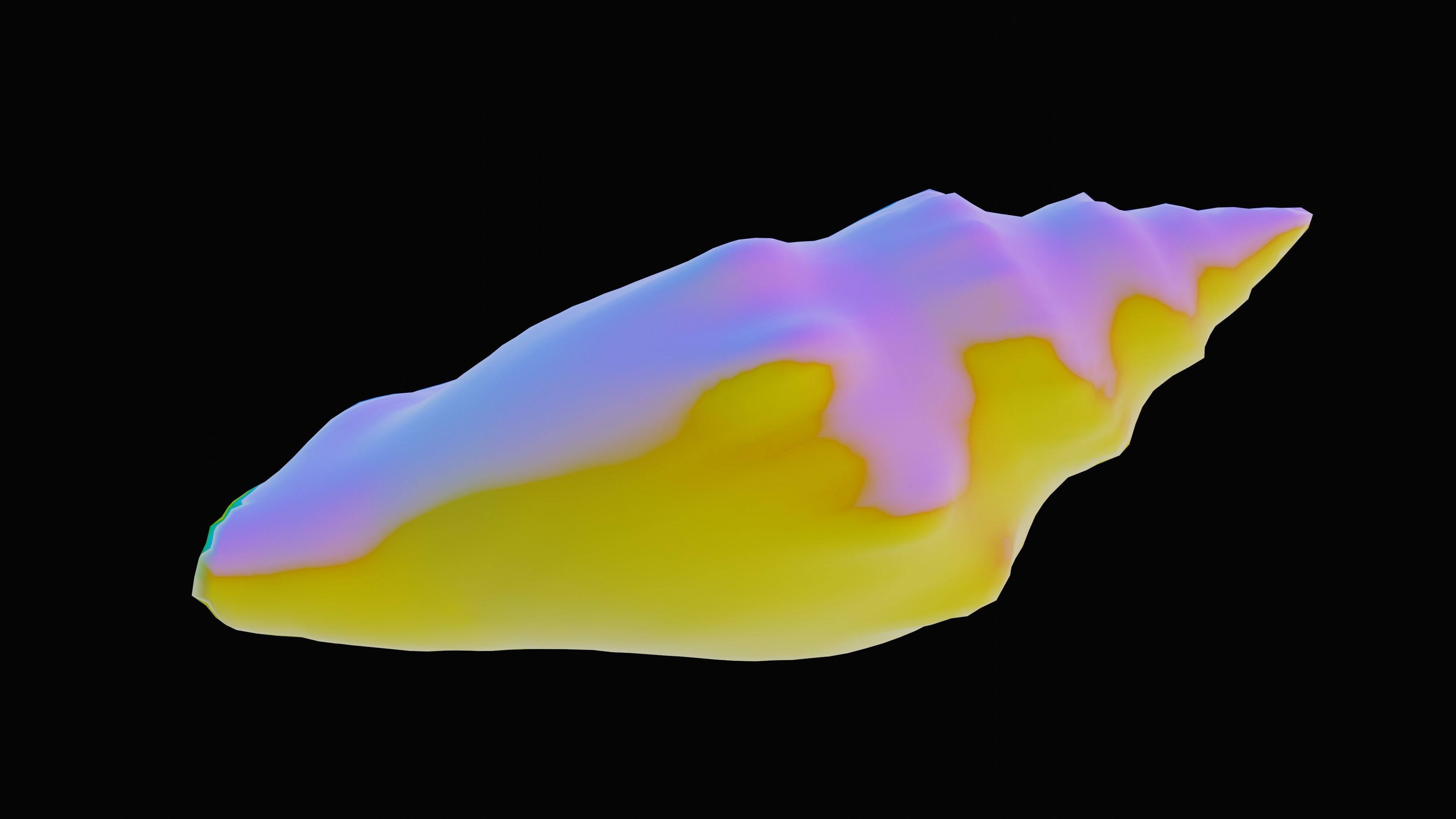 3D model Juvenile Conch Sea Shell VR / AR / low-poly | CGTrader