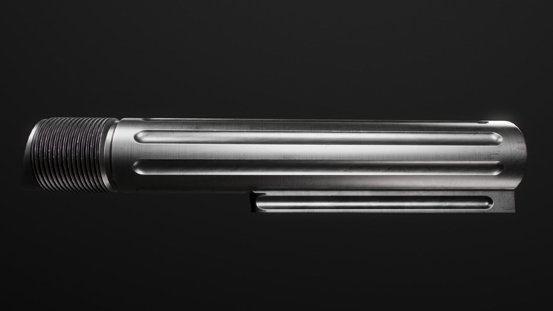 AR15 Carbine Buffer Tubes collection free VR / AR / low-poly 3D model ...