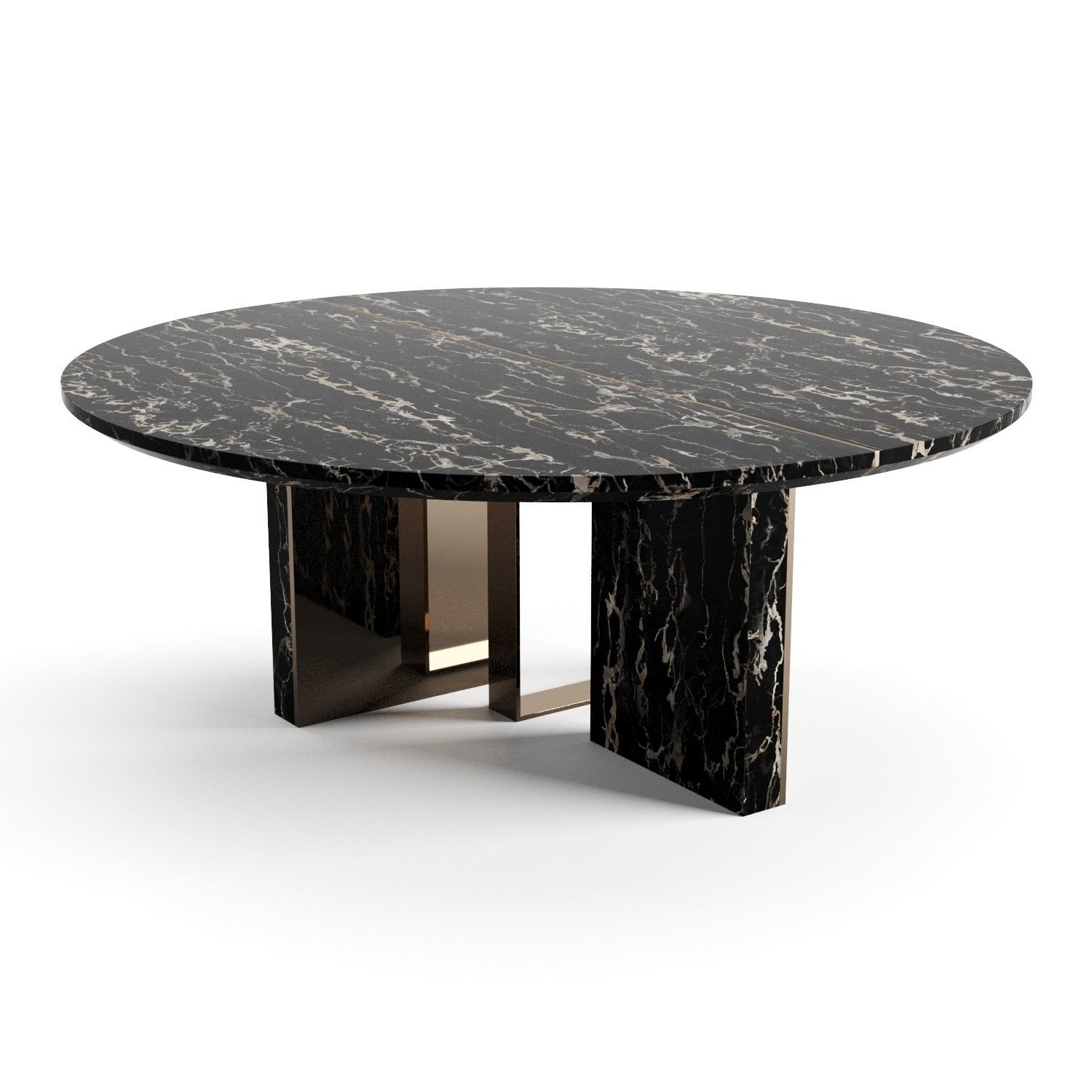 Fendi Casa Prisme Marble Table And Doyle Chair 3D model | CGTrader