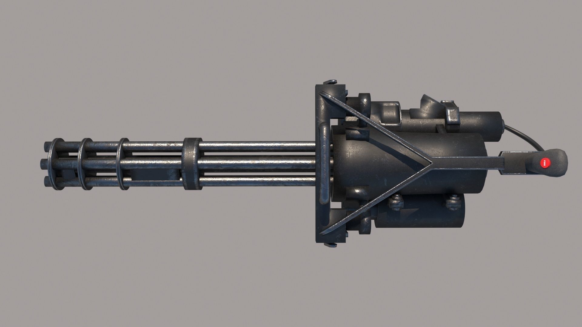 3D model Modern Minigun M134 VR / AR / low-poly | CGTrader