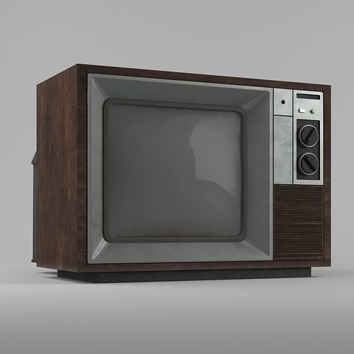 QUASAR OLD TV 3D model | CGTrader