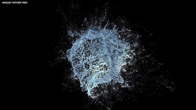 Water Explosion 2 3D model | CGTrader