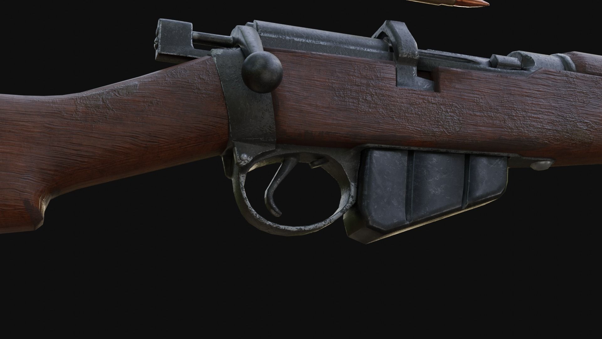 Lee Enfield MK III and Bayonet free VR / AR / low-poly 3D model | CGTrader