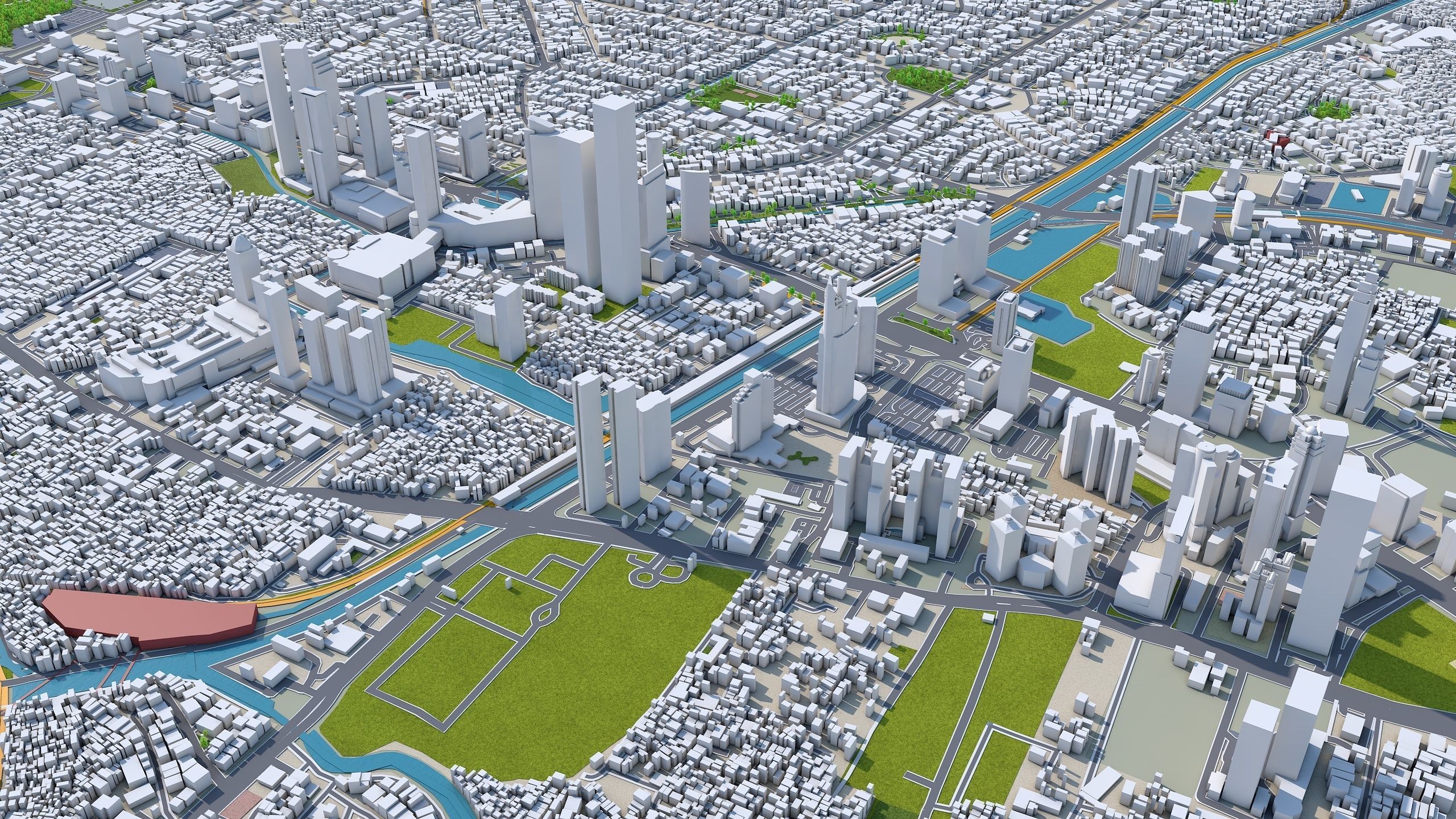 3D model Jakarta City Indonesia VR / AR / low-poly | CGTrader